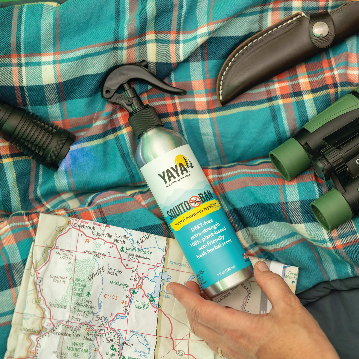 Squito Ban Natural Mosquito & Black Fly Repellent Spray - 8 oz - YAYA ...